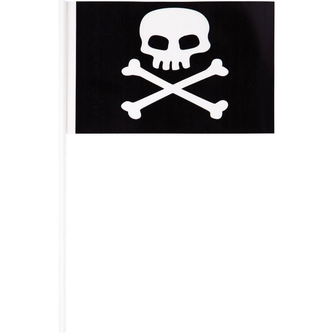 Pirates Map Plastic Pirate Flags: Default – Mad Hatter Emporium